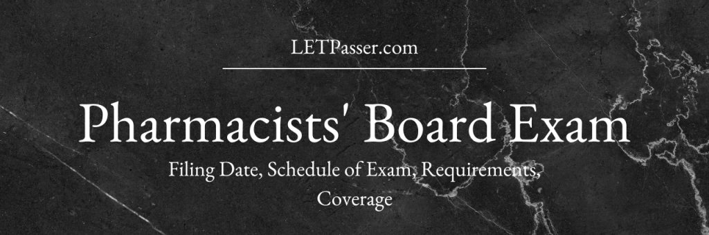 April 2023 PHARMACISTS Board Exam: Schedule, Filing Requirements ...